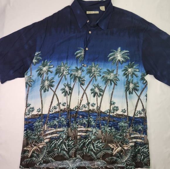 batik bay | Shirts | Batik Bay Mens Hawaiian Shirt Retro Aloha Palm ...